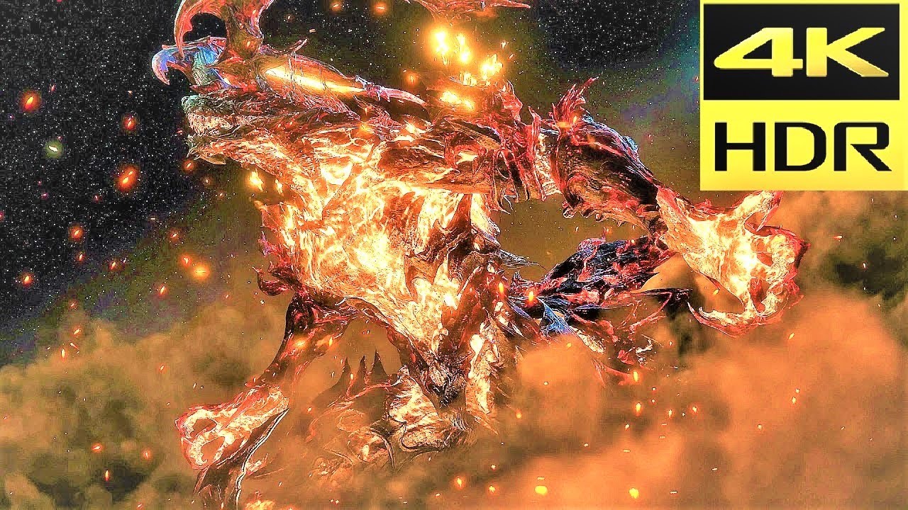 Final Fantasy 16 XVI Phoenix vs IFRIT Eikon Boss Fight | 4K 60 UHD ...