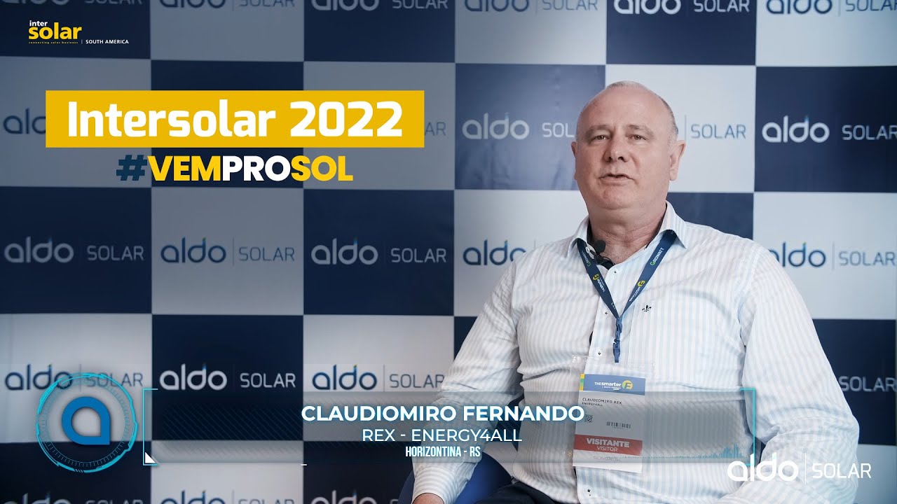 Revenda Destaque Aldo Solar - Intersolar 2022 - ENERGY4ALL - YouTube