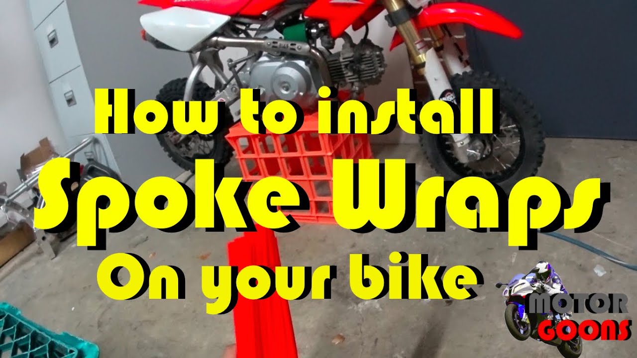 How to install spoke wraps on your bike - YouTube