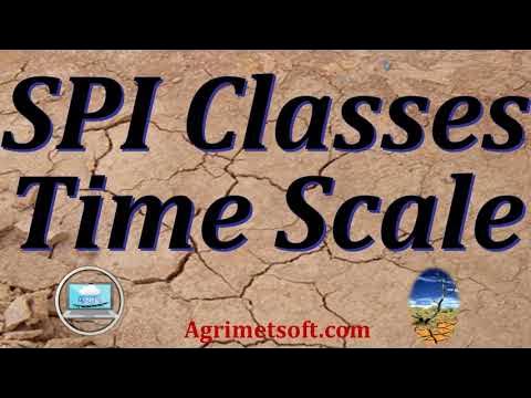 Standardized Precipitation Index (SPI) Classification | SPI Time Scale - YouTube