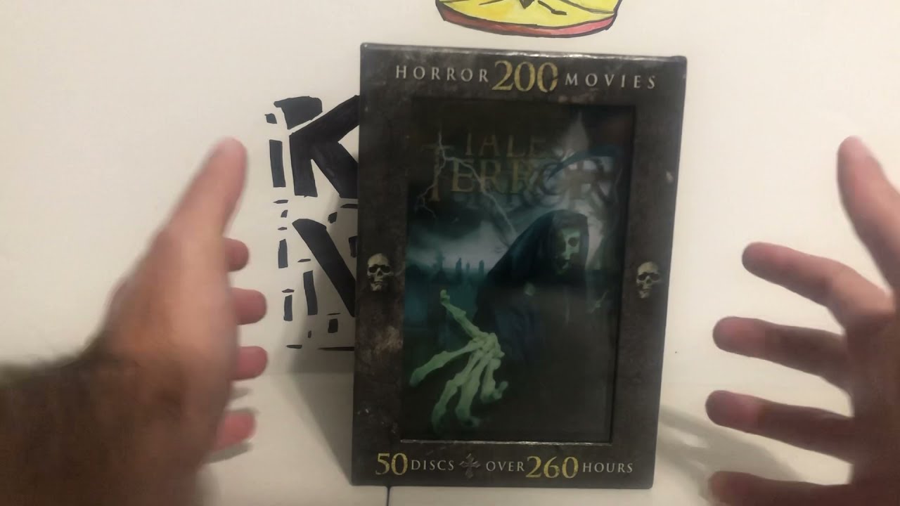 Tales of Terror 200 Horror movies box set unboxing - YouTube