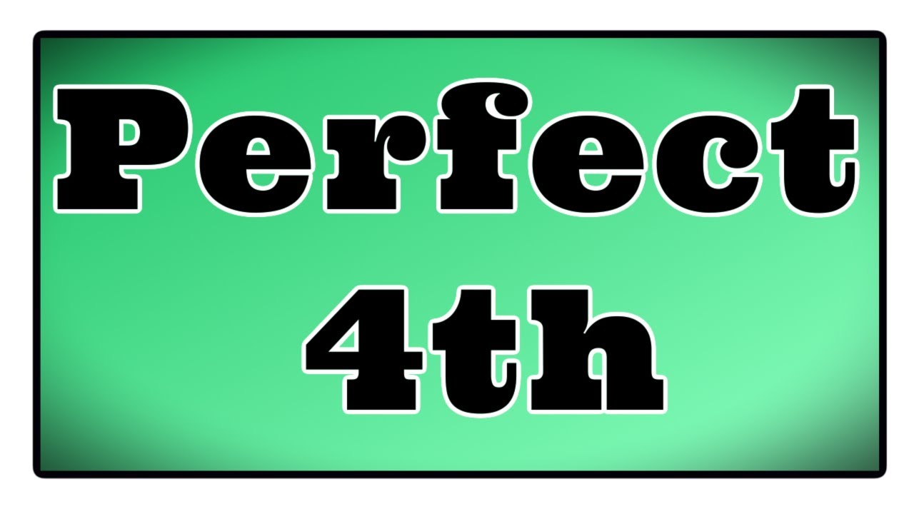 A Perfect 4th Vocal Warm up Exercise | Ear Training | Music Intervals ...