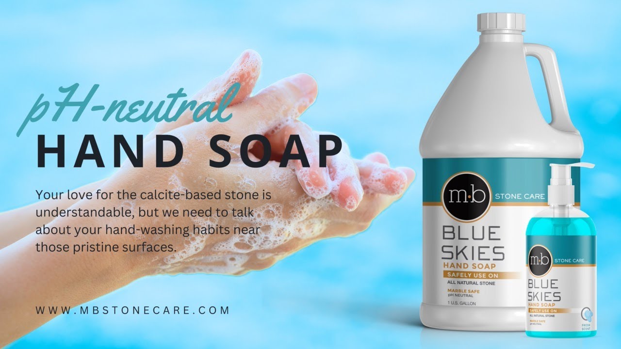Blue Skies Marble Safe Hand Soap - YouTube