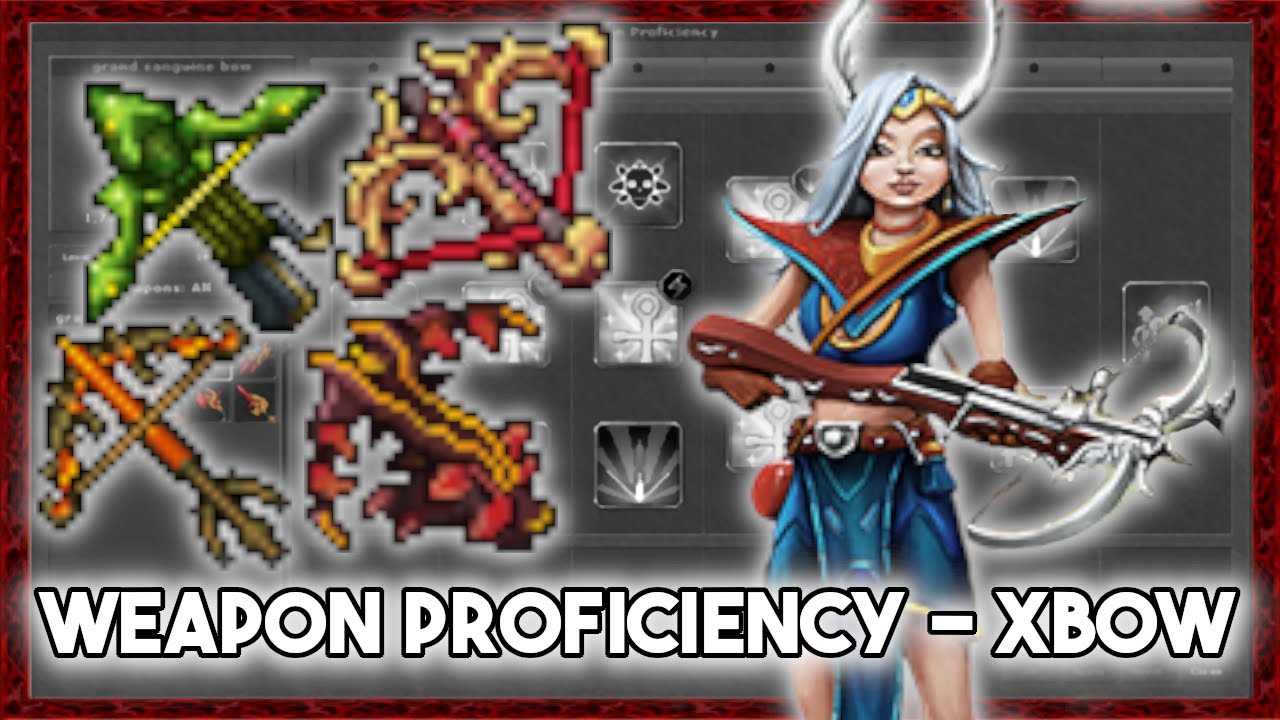 [PL] Tibia - Weapon Proficiency | Levelowanie Broni - CROSSBOW! - YouTube