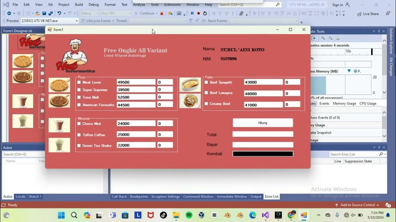 If ..... Than, Select Case, dan Array dengan Visual Studio 2019 - YouTube