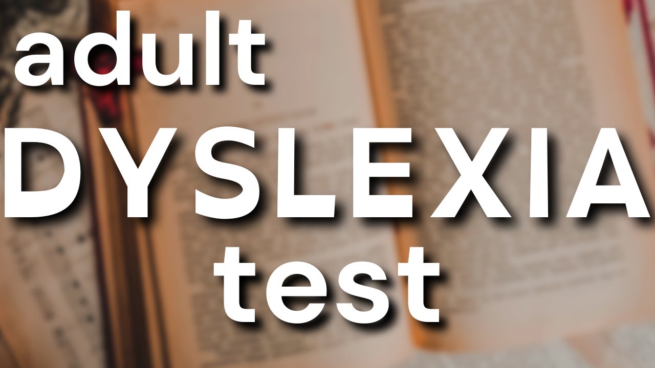 12 questions - Adult Dyslexia Checklist - YouTube