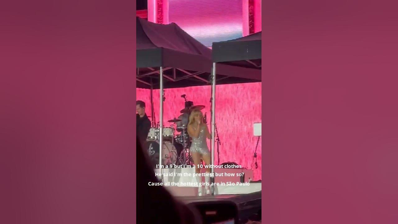 Sabrina Carpenters Nonsense Outro At The Eras Tour In São Paulo
