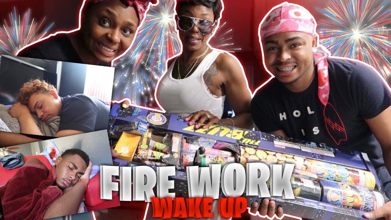 LOUD FIREWORKS PRANK ON BROTHER & BOYFRIEND!!! (THEY GOT SCARED) - YouTube