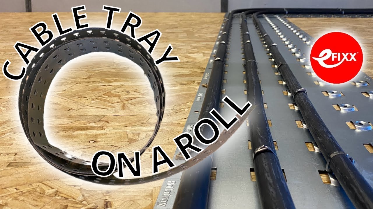 CABLE TRAY ON A ROLL - HOW DOES THAT WORK? - Rollatray - YouTube
