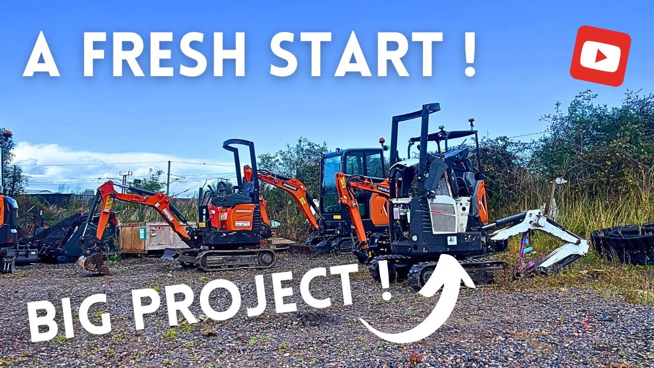 Back to work / Talking shop podcast / Micro diggers big problems! - YouTube