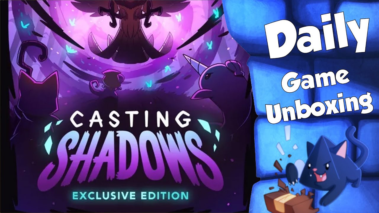 Casting Shadows - Daily Game Unboxing - YouTube