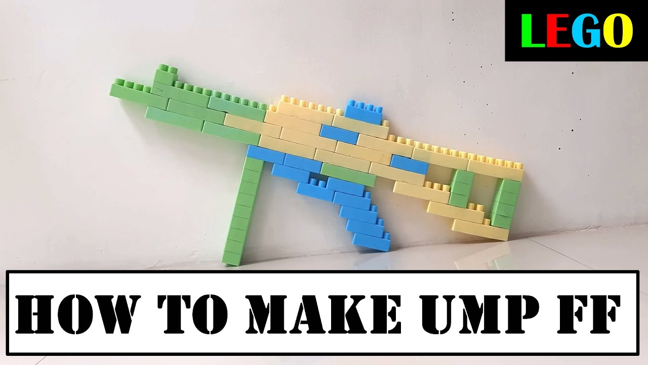 How to make UMP FF (SMG) LEGO BLOCK (PART 109) - YouTube