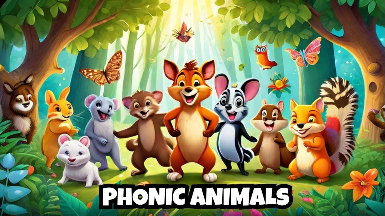 The Amazing World of Phonic Animals | Fun Learning of Phonic Animals ...