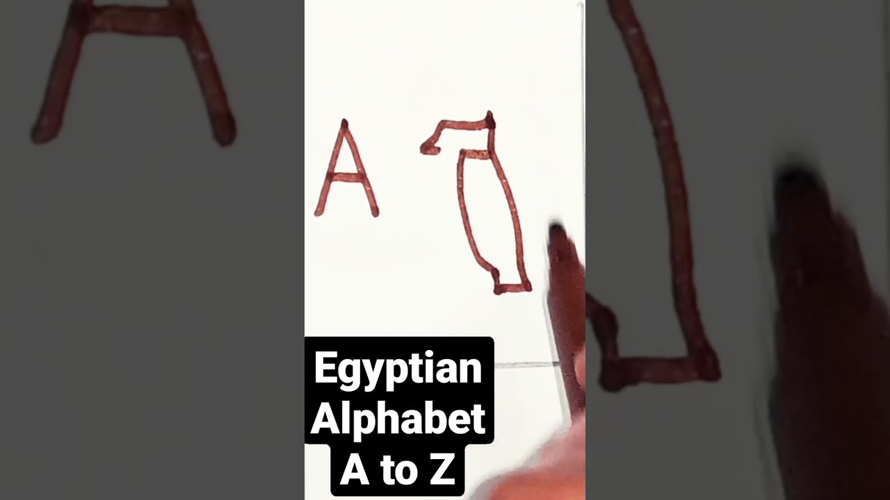 How To Write Egyptian Alphabet A To Z shorts YouTube How To Write Egyptian Alphabet A To Z shorts YouTube