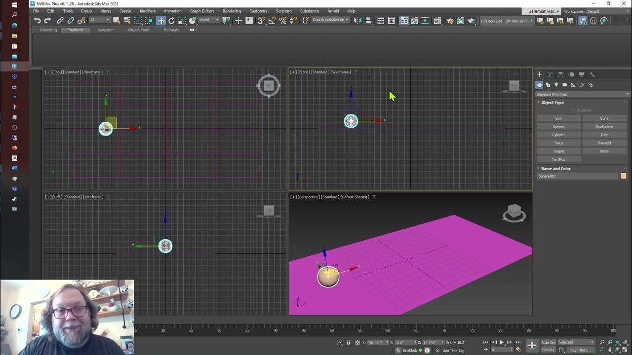 Basic Keyframe Animation in 3DS MAX - YouTube