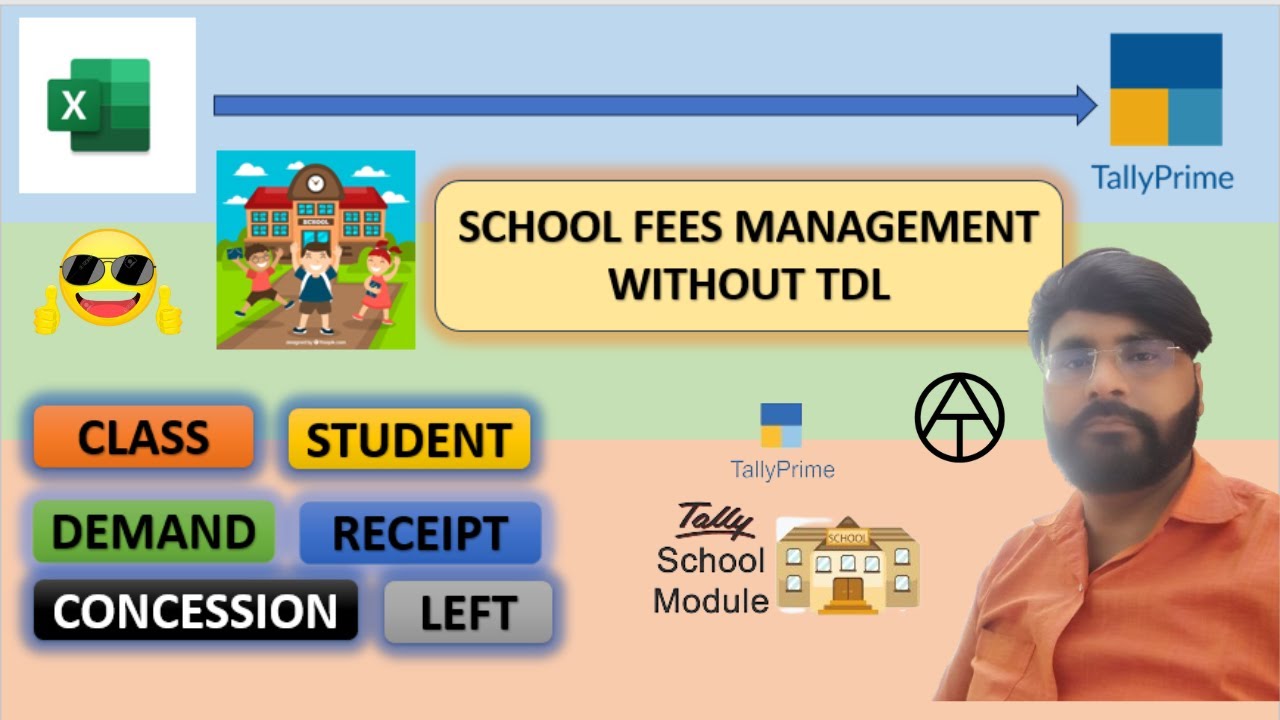 SCHOOL FEES MANAGEMENT (EXCEL TO TALLY) || @anuragtiwari7149 || - YouTube