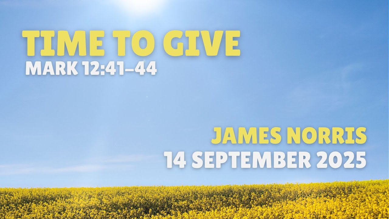Time to Give | James Norris - YouTube