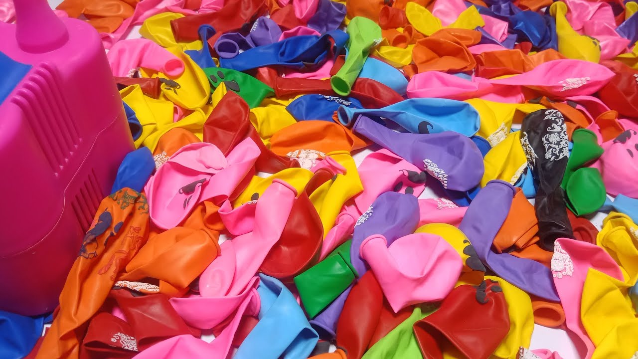 Lots of Colorful Big Balloons | Bursting Balloon 🎈 - YouTube