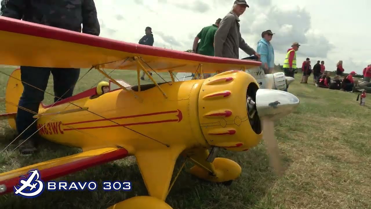 WACO WMF 5cylinder 250cc 30% Scale - Wings & Wheels RC Model Airshow ...