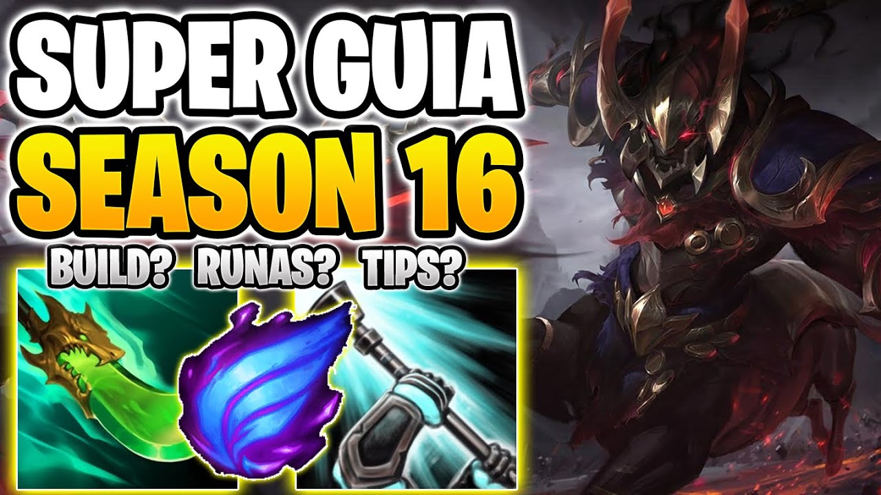GUIA DE HECARIM SEASON 16 | COMO JUGAR HECARIM JUNGLA FACIL Y SENCILLO ...