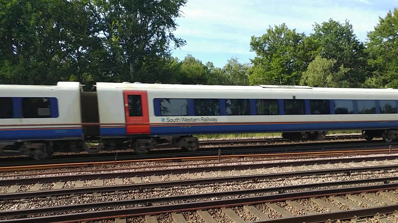 Here is the class 444 And the class 450 in Farnborough Main - YouTube