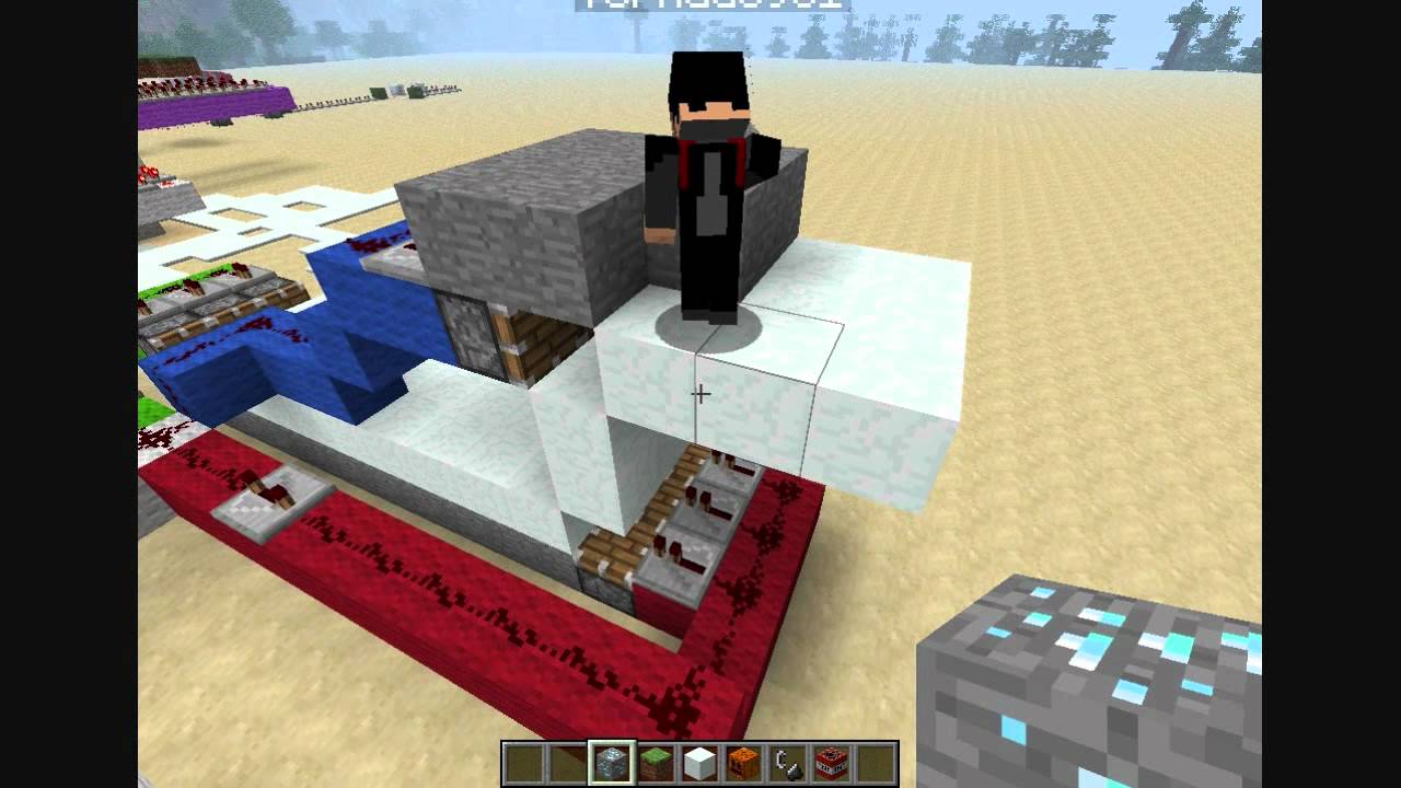 Minecraft: 3 Wide Extending Bridge Tutorial - YouTube