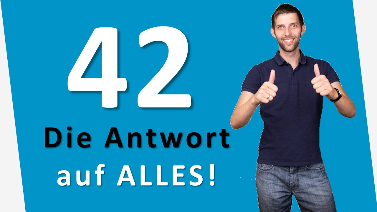 Zahl 42 Die Antwort Auf ALLES Mathe R tsel Gel st X Y Z 
