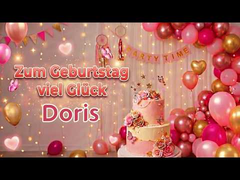 Zum Geburtstag viel Glück Doris | Geburtstagslied mit Namen