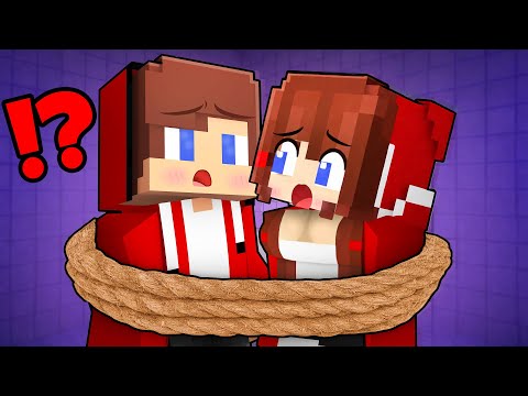 MAIZEN : JJ and JJ GIrl in LOVE TRAP !? - Body Swap Story - Minecraft Animation JJ & Mikey