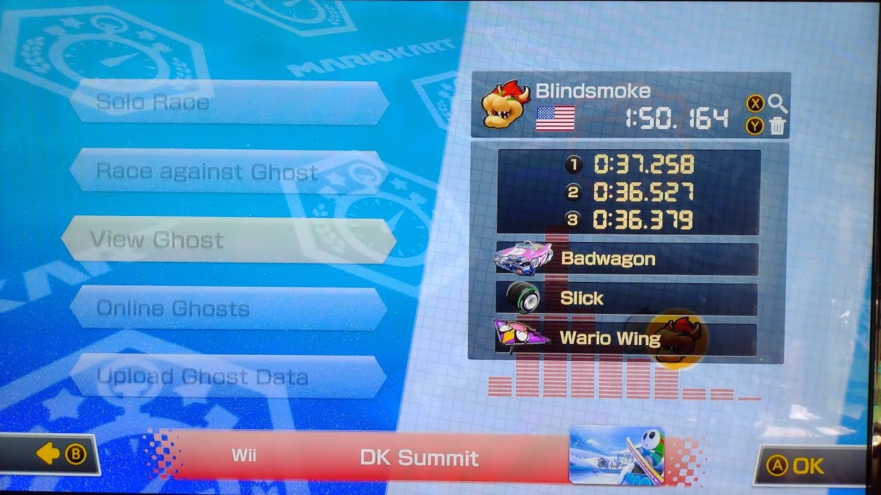 MK8DX: Beating 200CC Staff Ghosts with WORST COMBO. Wii DK Summit 01:50 ...
