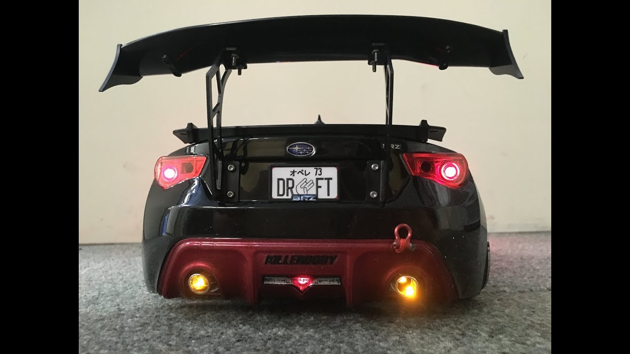 Latest rc drift body Subaru BRZ for my Sakura d4 rwd - YouTube