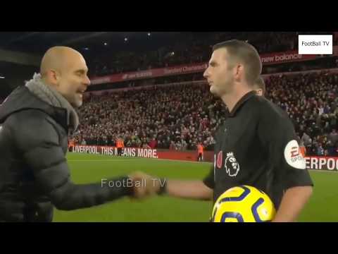 Pep Guardiola's reaction when Trent Alexander-Arnold handball 2019