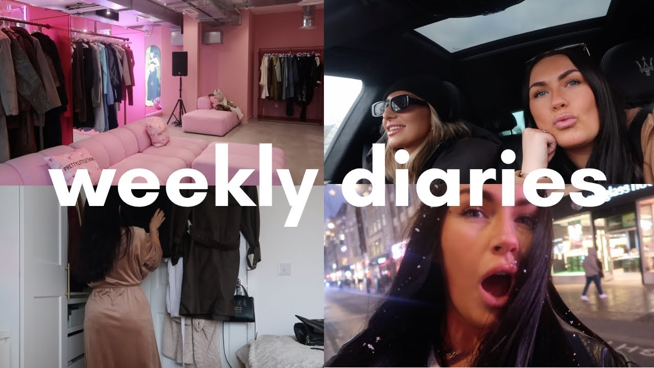 weekly diaries ♡ PLT Showroom, Bicester Village, Wardrobe Clearout ...