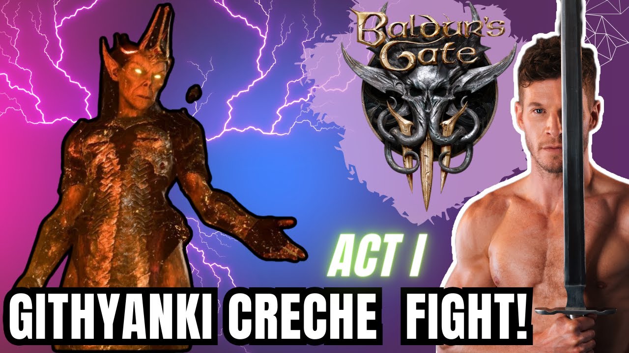 BALDUR'S GATE 3 Live Plays! BG3 Cleaning out the Githyanki Creche ...