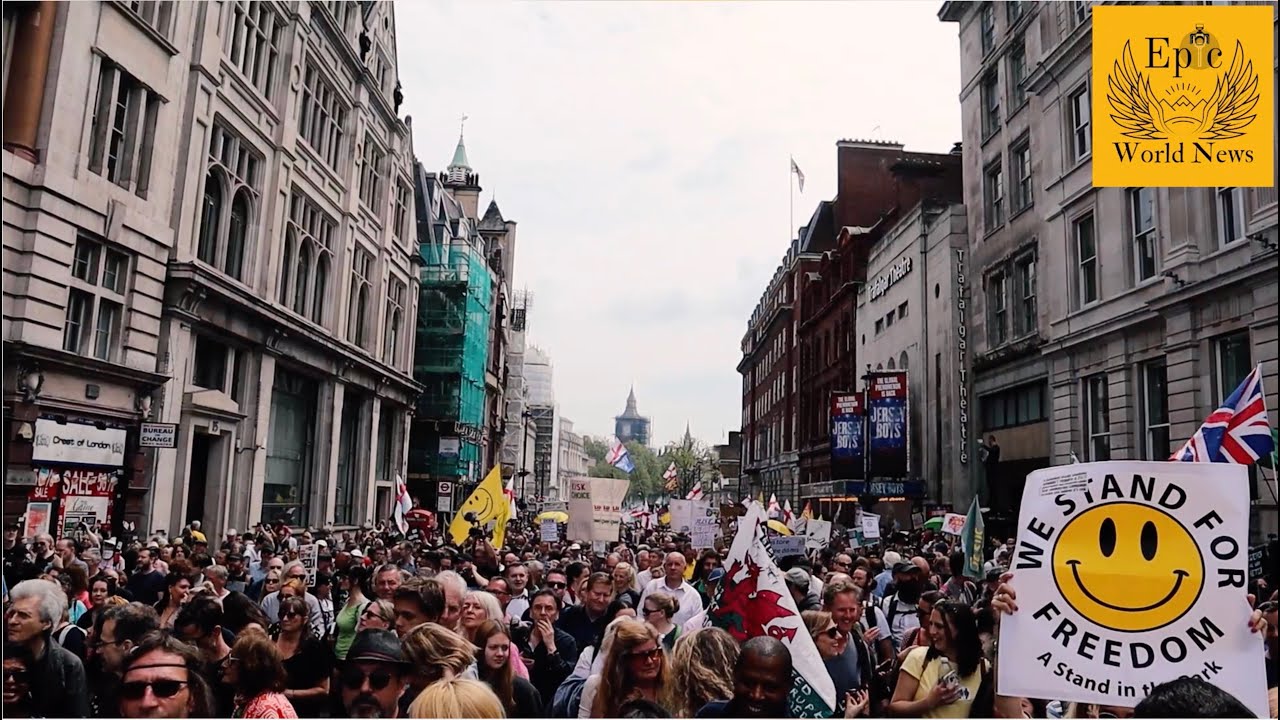 1 Million March for Freedom in London, 29 May 2021 - YouTube