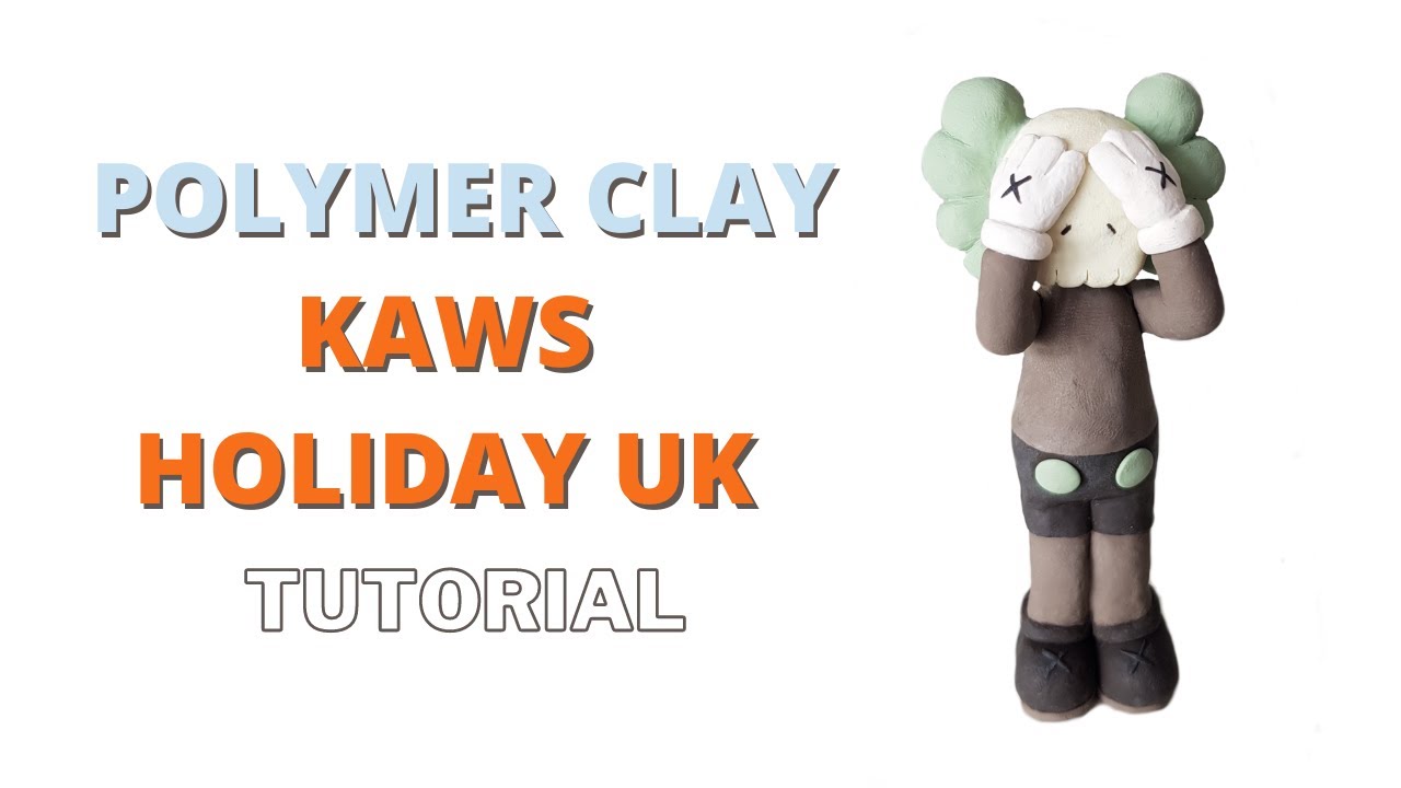 DIY Kaws Companion Holiday UK with Polymer Clay - YouTube