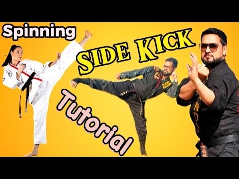Spinning Side Kick Tutorial #ytlongvideos #ytlong - YouTube