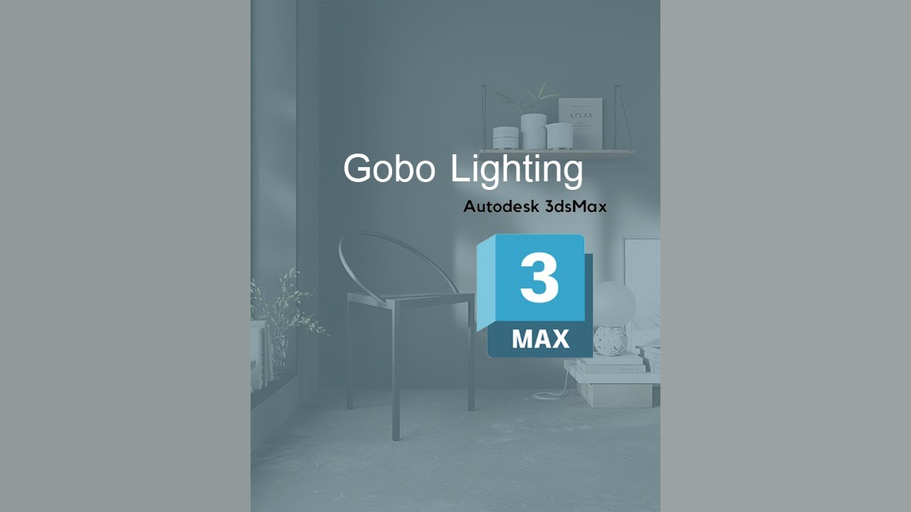 Gobo lighting - 3dsmax - YouTube
