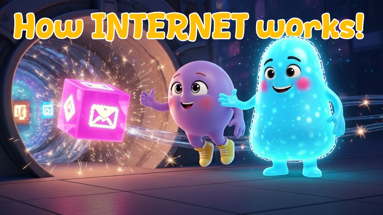 Internet for Kids Explained! Digital Literacy Animation | Techy Ameth ...