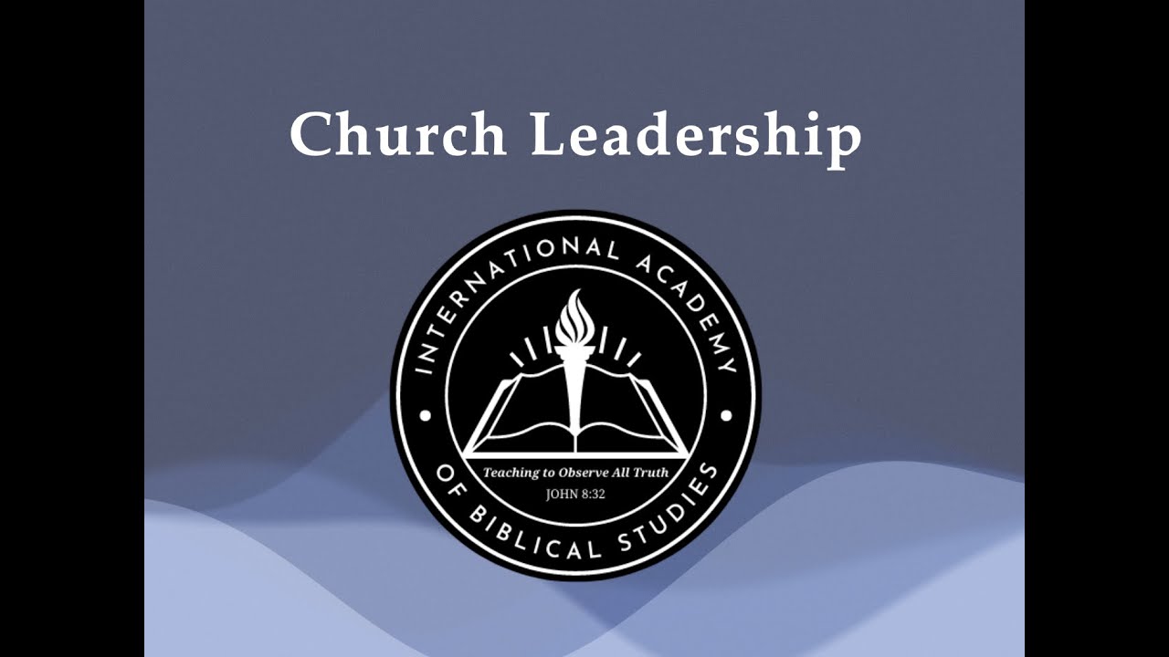 CLVid103 Church Leadership - Bible Role Models: The Apostle Paul - YouTube