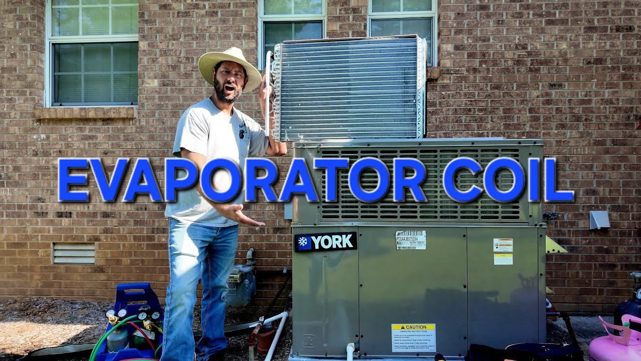 York Gas Package Coil Replacement Made Easy! - YouTube