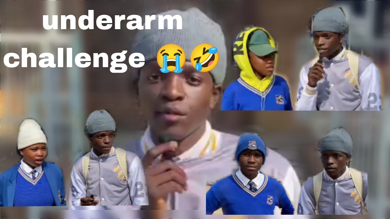 Funniest 😹underarm challenge in SA/must watch/School edition/SA ...