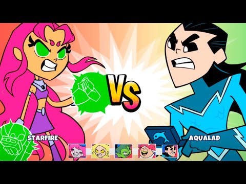 Teen Titans Go Jump Jousts 2 - Starfire (CN Games) - YouTube