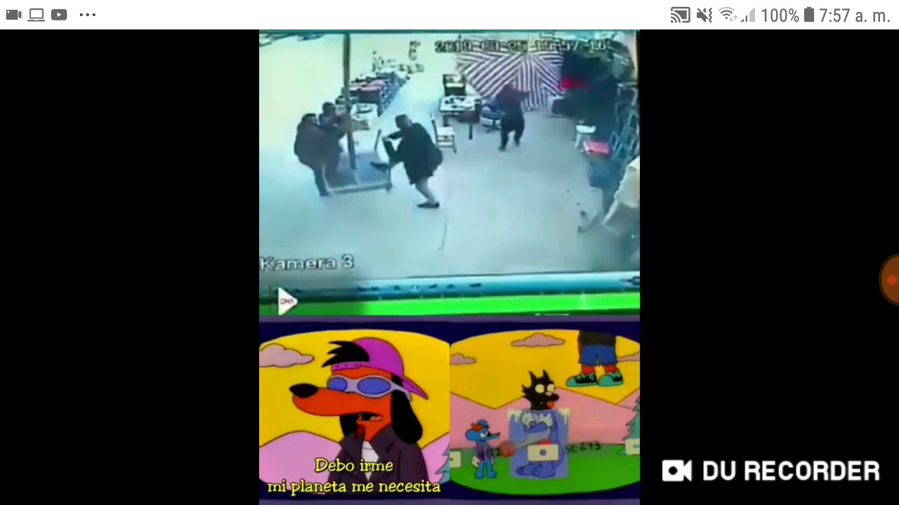 Hombre se va a su planeta como Puchi. (Simpsons) - YouTube