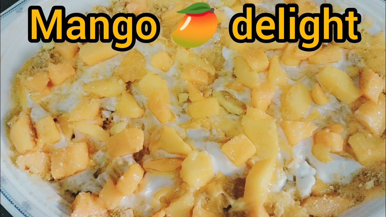 |tasty and delicious mango delight| #howtomakemangopudding - YouTube