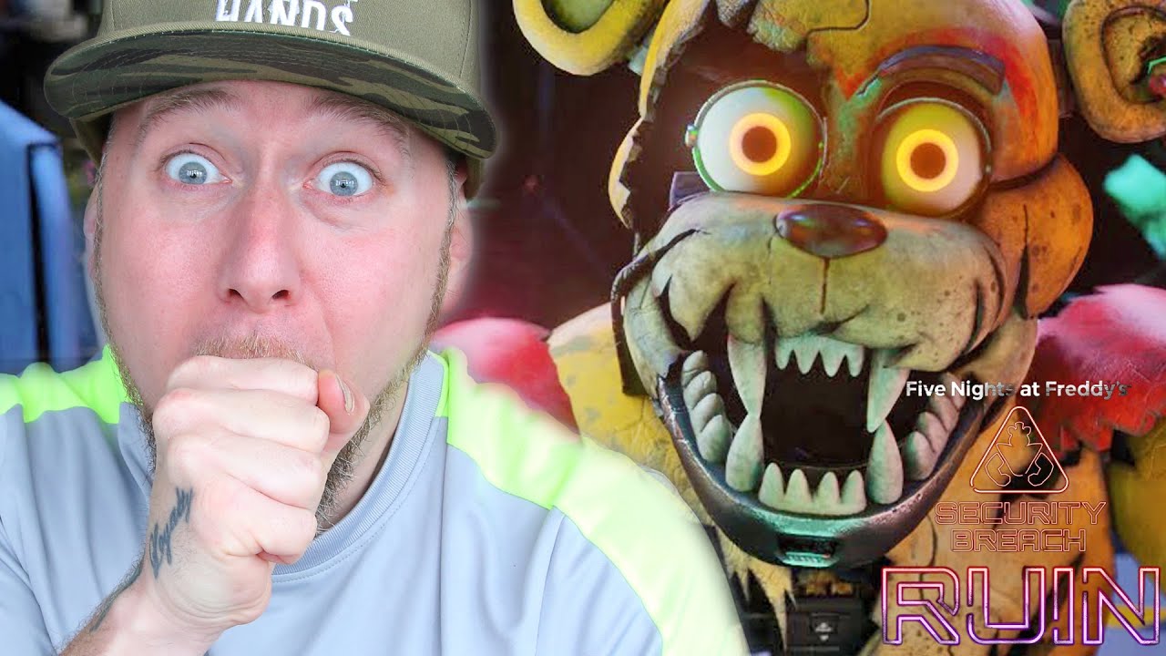 IM SCARED Playing FNAF Security Breach Ruin DLC - YouTube