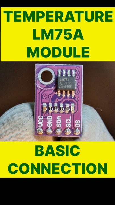 temperature sensor LM75A Module tutorial #arduino #tutorial #아두이노 #lm75 #sensor #temperature ...