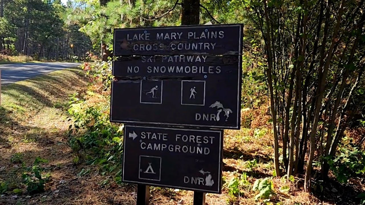 Glidden Lake State Forest Campground - YouTube