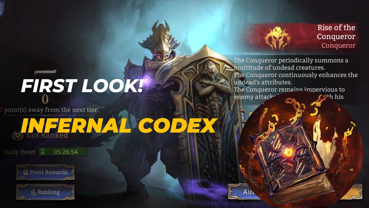 First Look At Infernal Codex | Watcher of Realms - YouTube