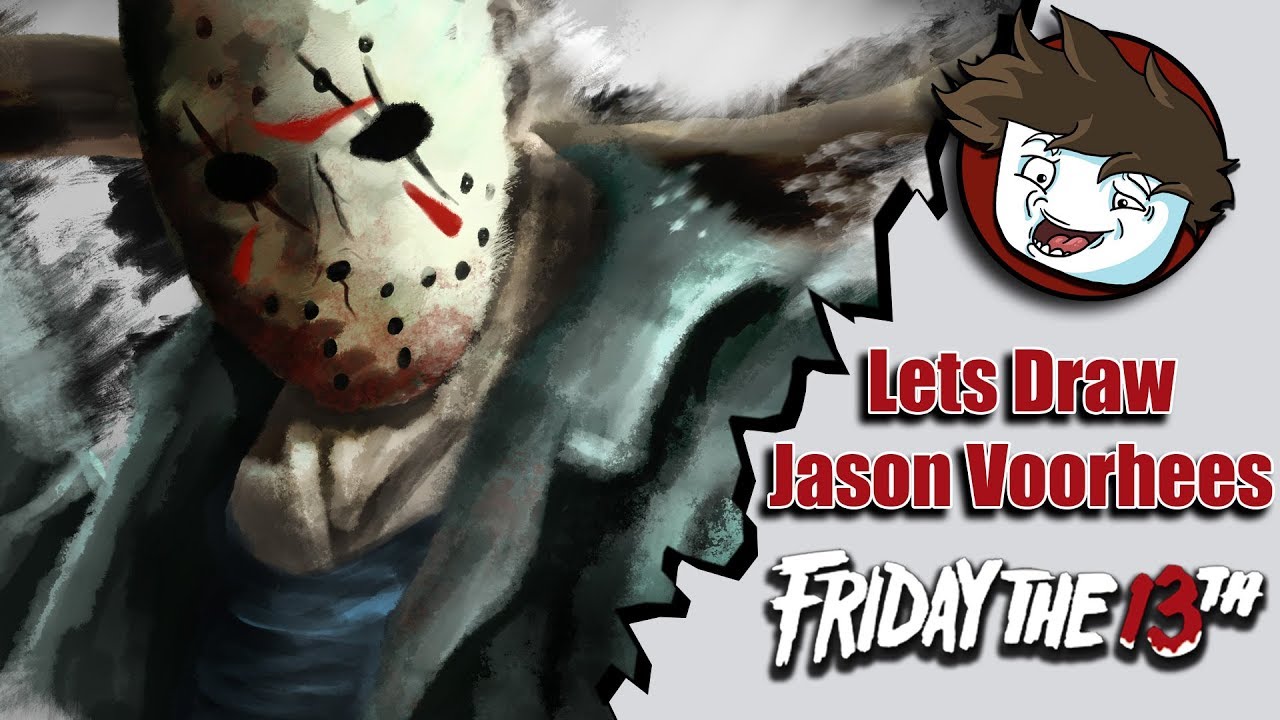 Lets Draw Jason Voorhees Friday The 13th Youtube